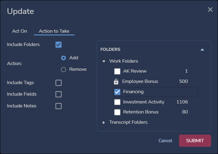Document Folders vs. Work Folders